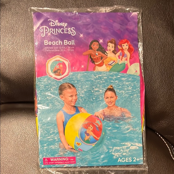 Disney | Swim | New Disney Princess Inflatable Beach Ball Moana Ariel ...